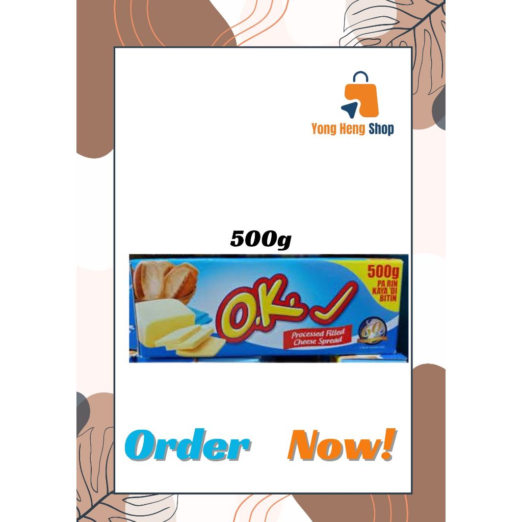 OKCHEESE 500 GRAMS CHEESE.Processed Filled Cheese Spread Can be use in ...