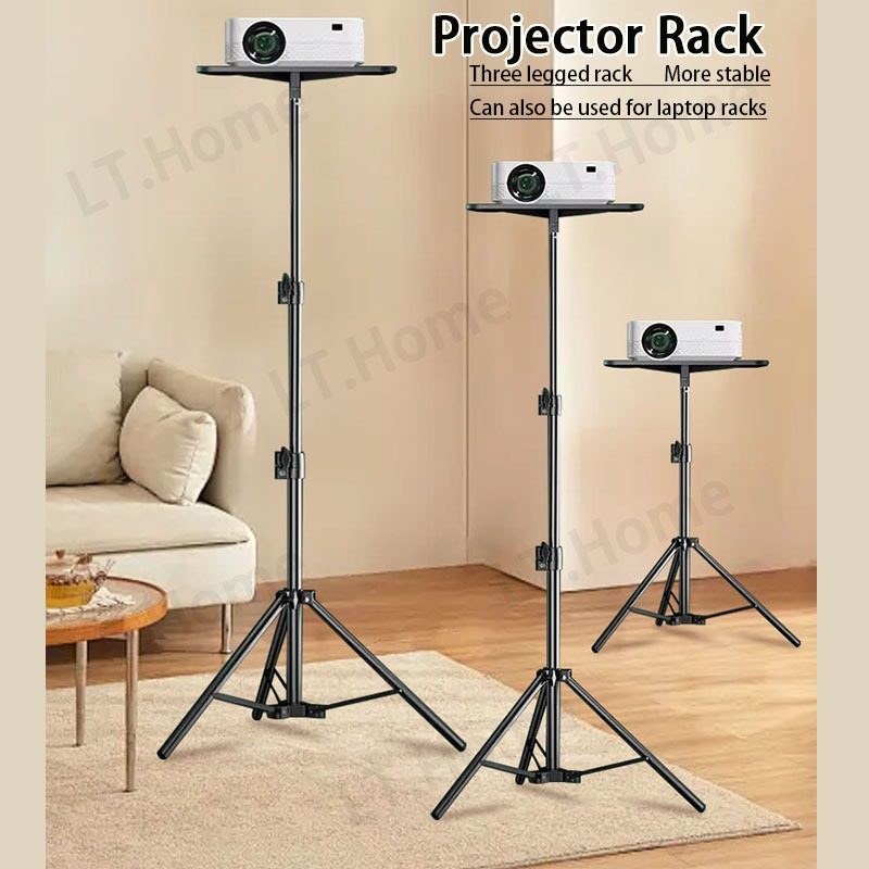 Projector Stand Tripod Foldable Tripod Long Stand Adjustable Projector ...