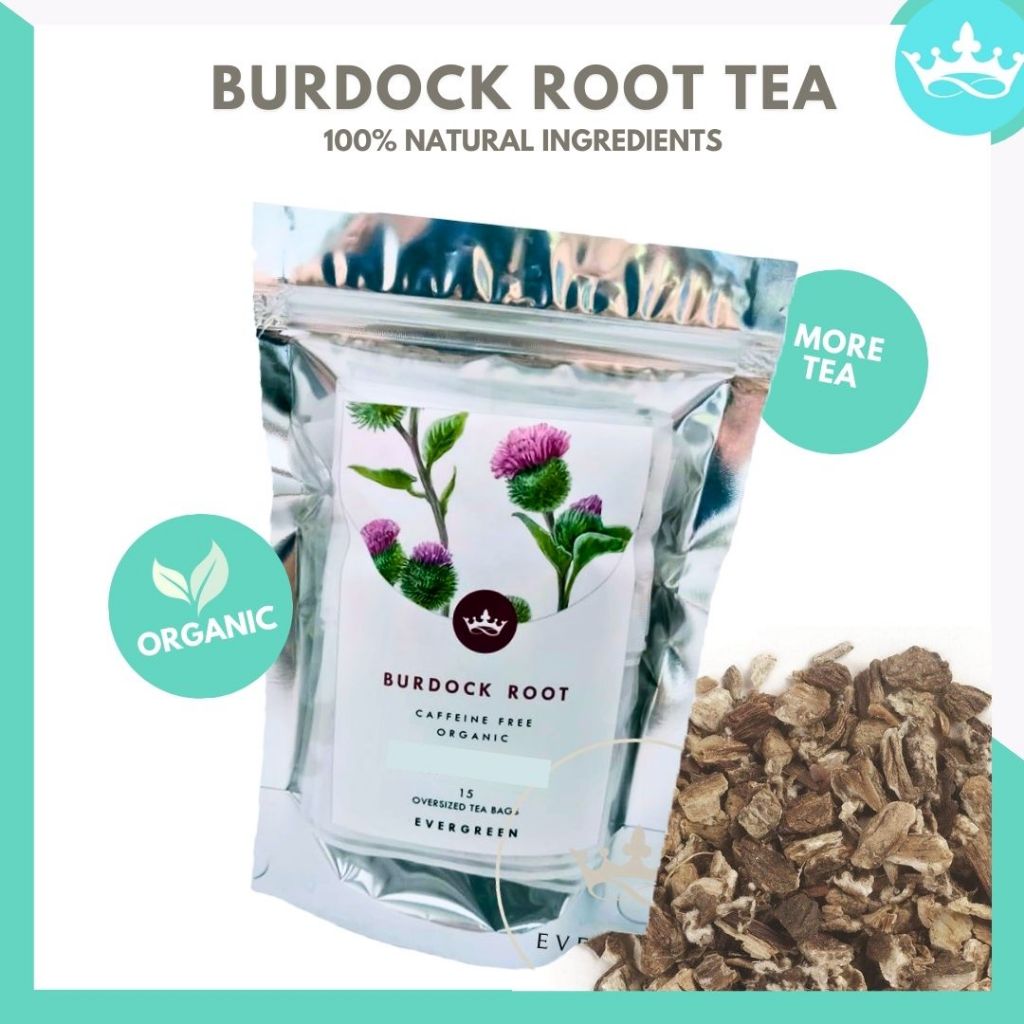 Burdock Tea USA Organic in Big Teabags | Mild & Earthy Herbal Infusion ...