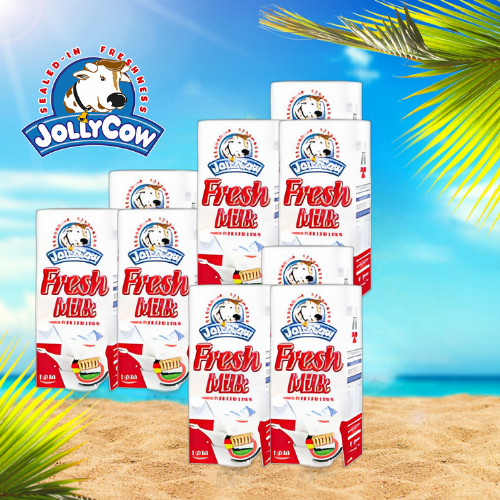 Jolly Cow Dairy Products - Full Cream Milk 1L & Condensed Milk 1KG ...