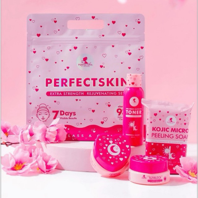 Original Perfect Skin Rejuvenating Set Extra Strength Melasma Set ...