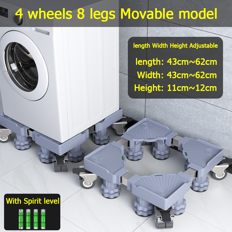 Washing Machine Stand Washing machine Base with wheels Mobile ...