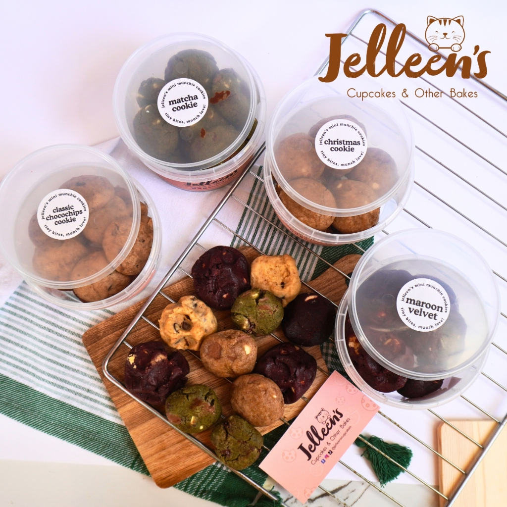 Jelleen's Mini Munchie Cookies Small Tub 365ml | Shopee Philippines