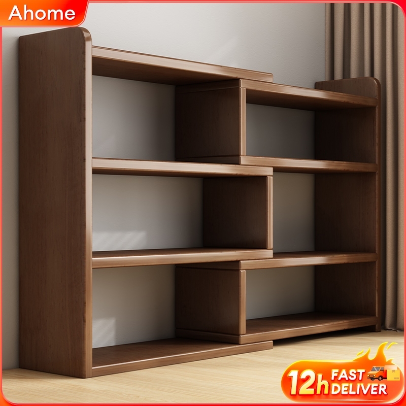 Adjustable Book shelf Organizer Wood Shelf Rack Desktop Shelf Multi ...