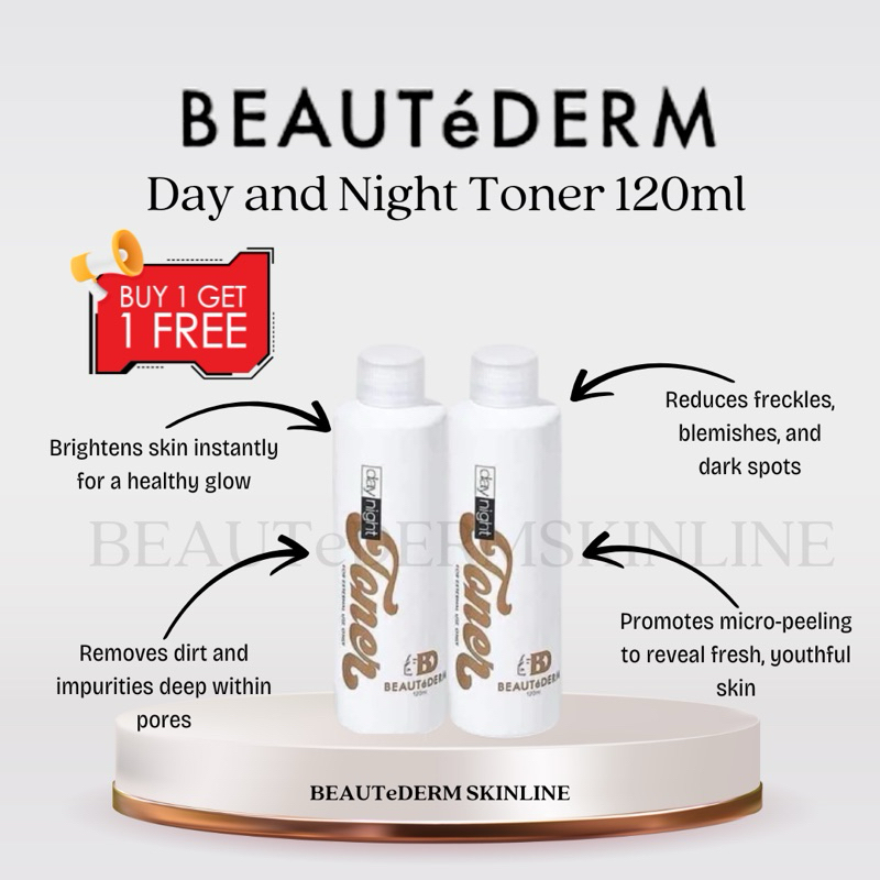 BEAUTeDERM Day and Night Toner with Micro-peeling effect Your Skin ...