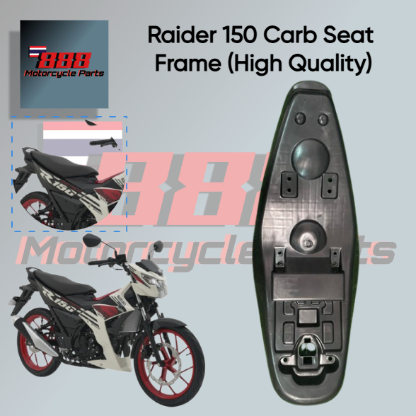 RAIDER 150 CARB SEAT FRAME (High Quality) | Shopee Philippines