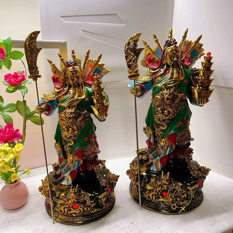 Fortune Bliss Feng Shui Color Guan Gong Nine Dragon Feng Shui Ornaments ...