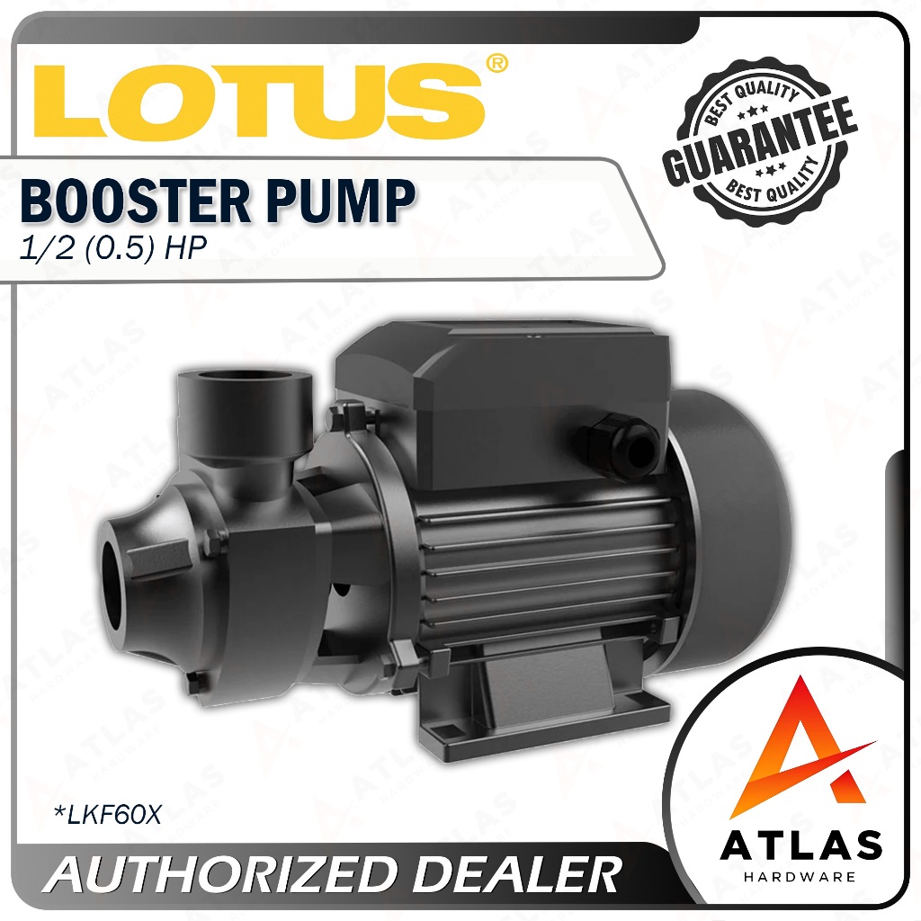 LOTUS BOOSTER PUMP 0.5HP (1/2HP) LKF60X ELECTRIC PERIPHERAL CLEAN WATER ...