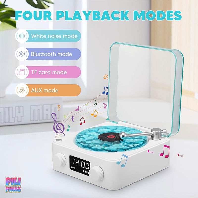 Bluetooth vinyl record player Style Vintage Wireless Bluetooth Speaker ...