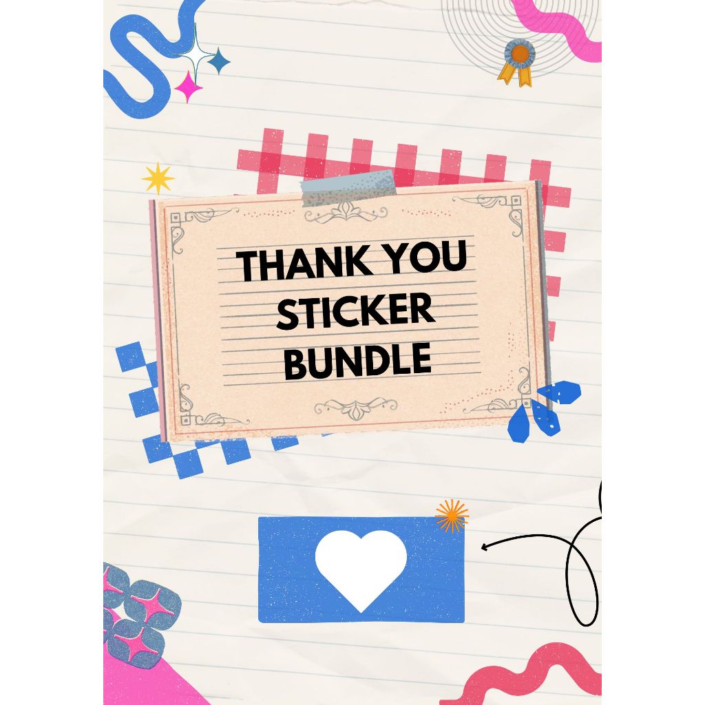 Party Name Tag Sticker Bundle ALL THEME AVAILABLE (free layout ...