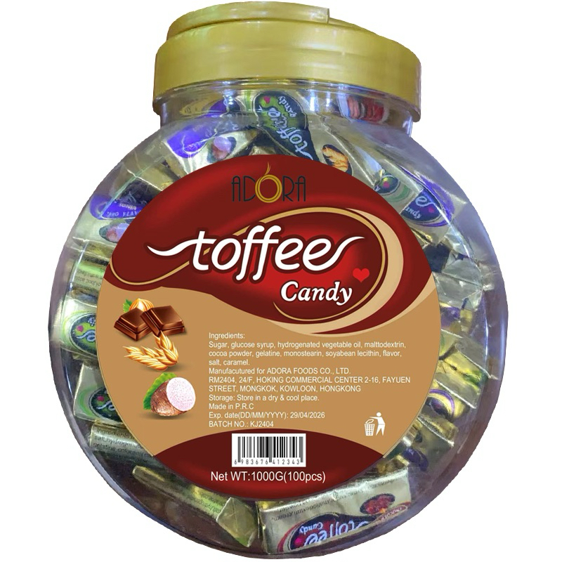 Adora Toffee Stick Chocolate Jar 100pcs | Shopee Philippines