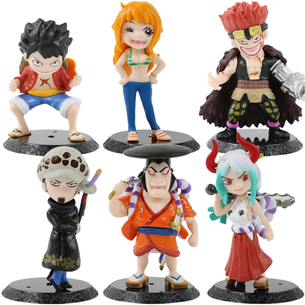One Piece: Action Figure Mini Standing Kaido Daughter Yamato And Luffy ...