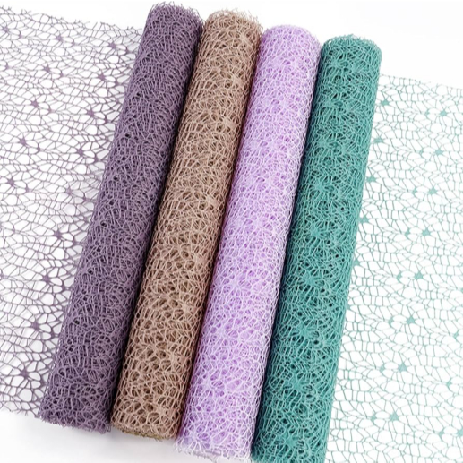 Floral Wrapping Mesh Jacquard Mesh Cloth | Shopee Philippines