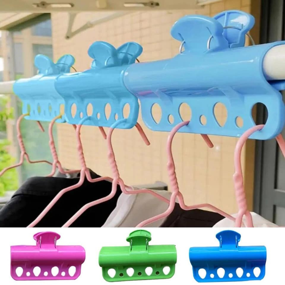 1PC Plastic Windproof Clamp Clothesline Pole Quilt Drying Clip Outdoor ...