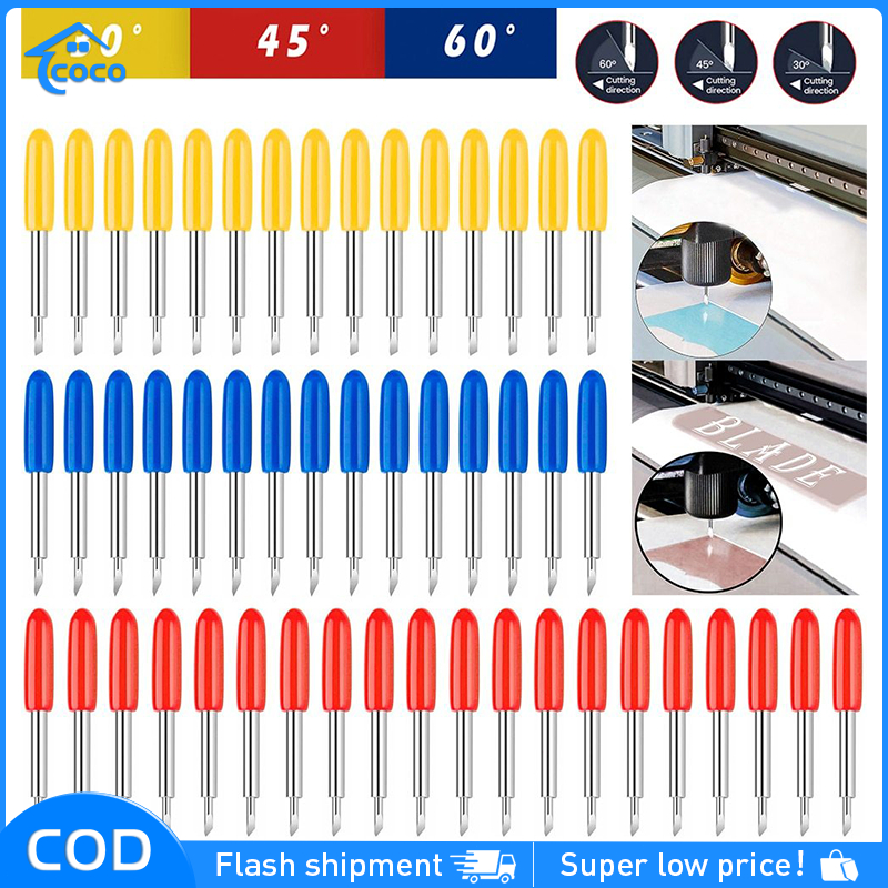 30/45/60 Degrees Replacement Blades For Roland Cricut Plotter Blade Knife Cutter Blades For ...
