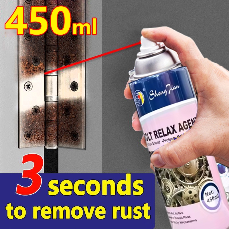 3 in 1 Strong Rust Remover for Metal Steel Anti Rust Spray Cleaner ...