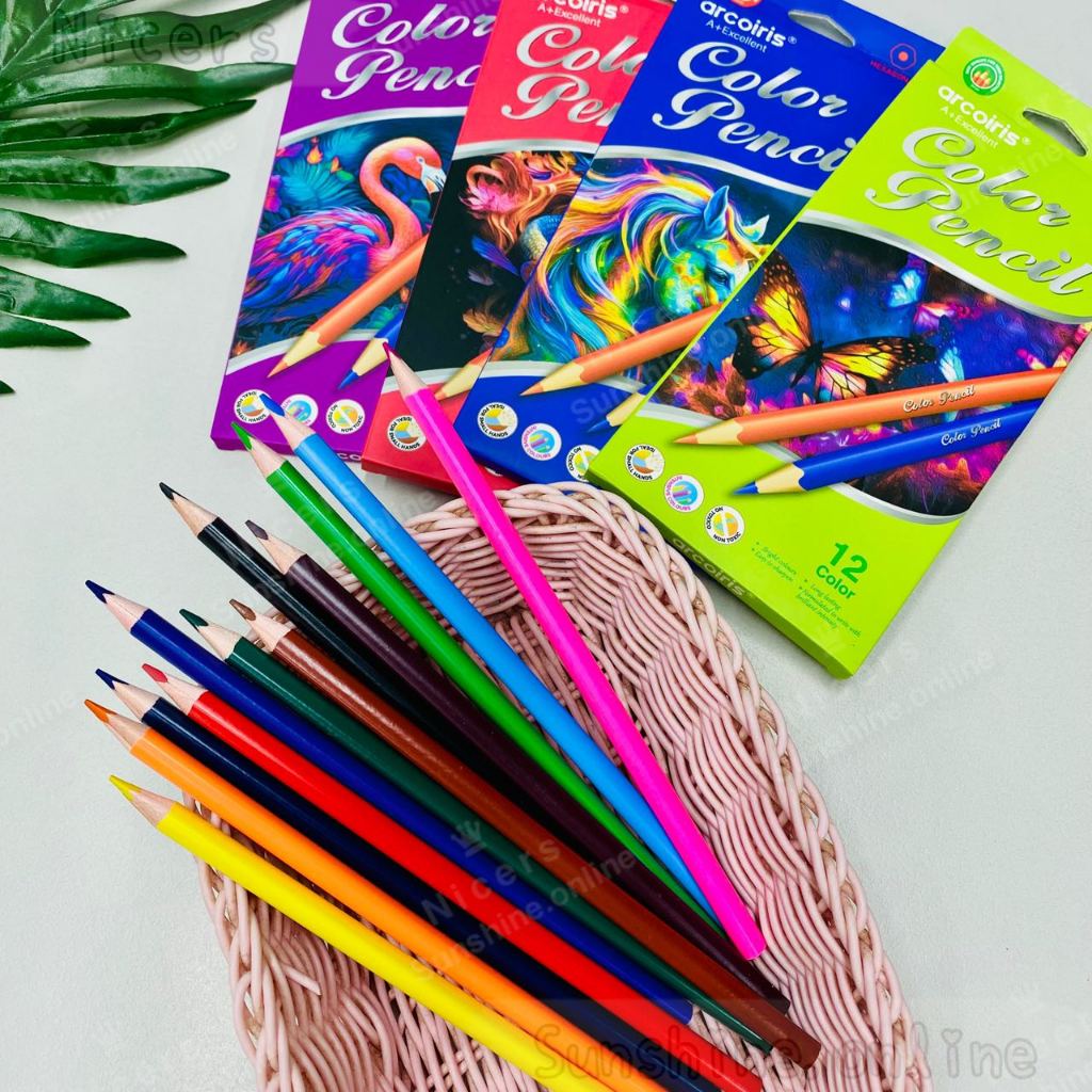 AR1206-12 Arcoiris A+ Excellent 12 Colors Colored Color Pencils 7 ...