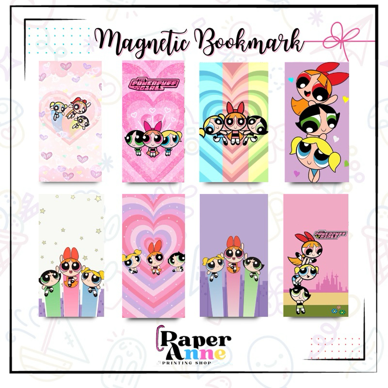 Powerpuff Girls Themed Magnetic Bookmark | Shopee Philippines