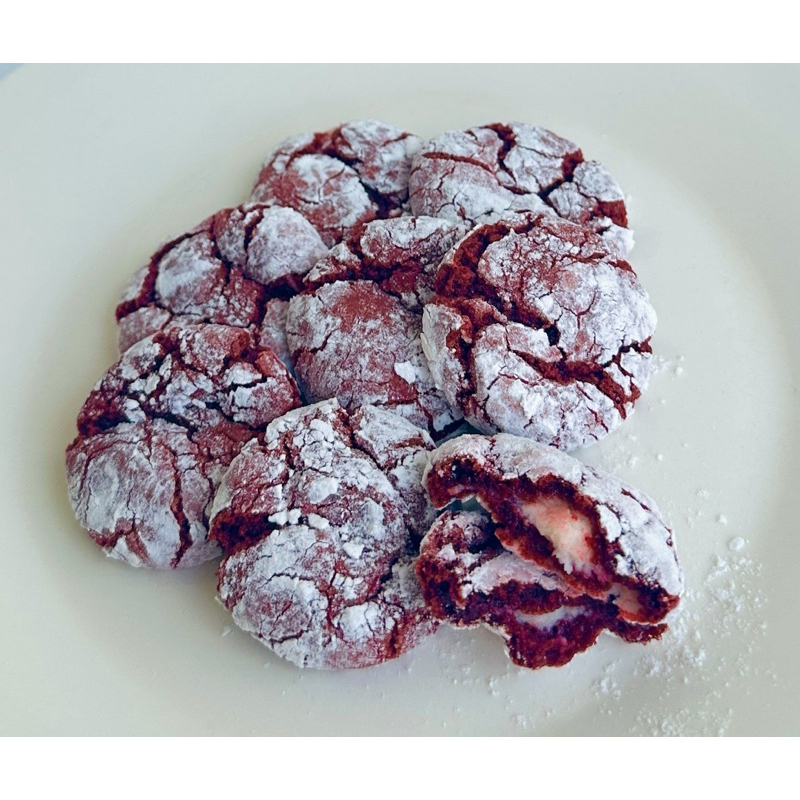 Teadrop’s Red Velvet Cream Cheese Crinkles - Box of 10 | Shopee Philippines