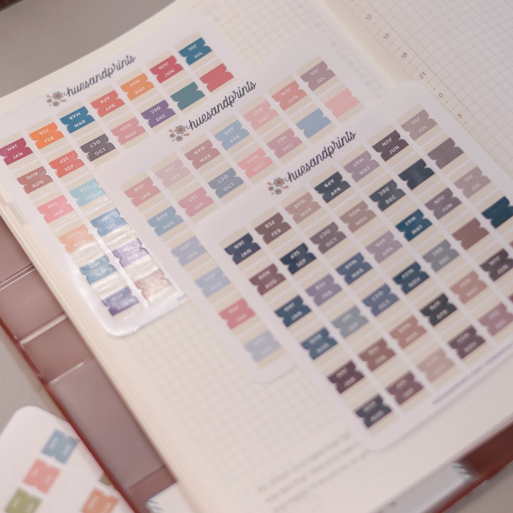 Planner Tabs (v2.0) – Hobonichi Weeks, planners, journals, notebooks ...