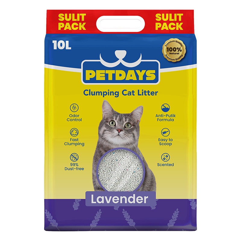 Petdays Lavender Cat Litter 10L (7kg) | Shopee Philippines