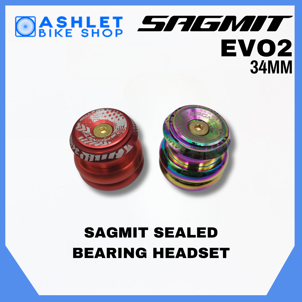 SAGMIT EVO2 Sealed Bearing Headset 34MM Integrated Non Tapered - ASHLET ...