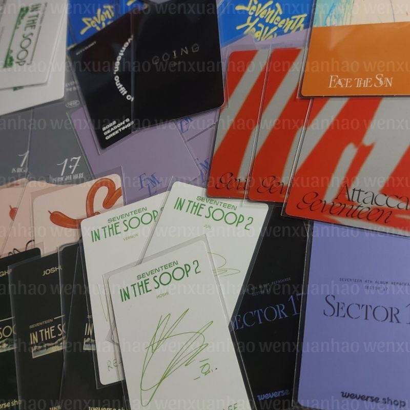 SEVENTEEN Official Photocards pt. 1 - album pob md svt pc 17 heaven fml ...