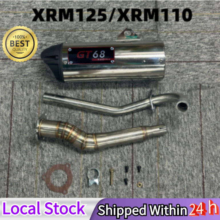 GT68 Pipe For XRM125/XRM110/Raider150/fi Carb Exhaust Pipe Made in ...