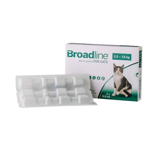 Broadline Spot On Solution for Large Cats (2.5-7.5kg) Feb 2025 EXPIRY ...