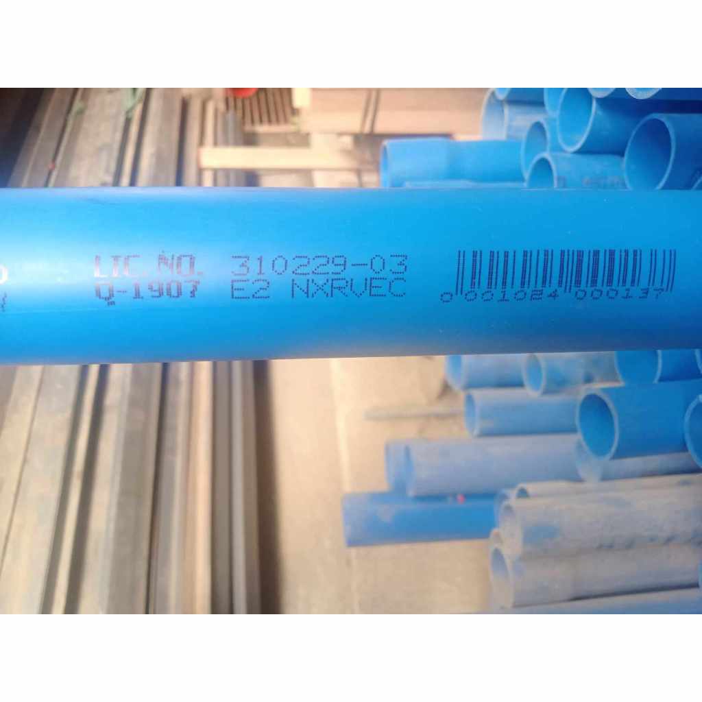 PVC NELTEX Blue Pipe Waterline "Big Sizes" 1-1/4" 1-1/2" 2" Per 50cm ...