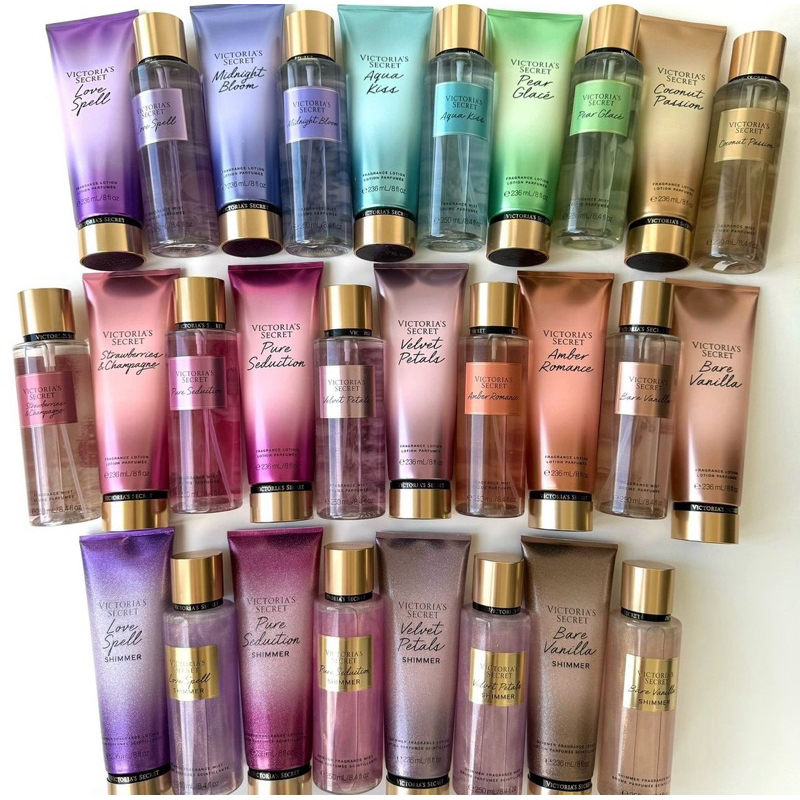 VS CLASSIC TEMPTATION,AQUA KISS,BARE VANILLA PURE SEDUCTION BODY MIST ...
