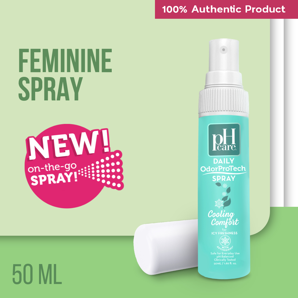 NEW pH Care Daily Feminine Spray Cooling Comfort 50ml | Shopee Philippines