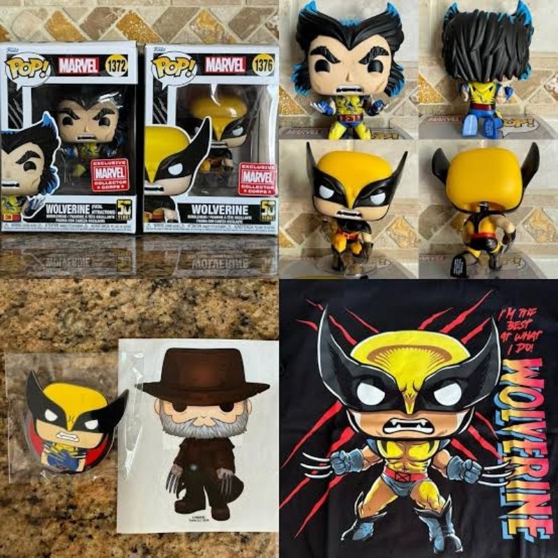 Funko Pop Marvel - Wolverine 50 Years Marvel Collector Corps MCC Wolverine 50 Years Funko Pop ...
