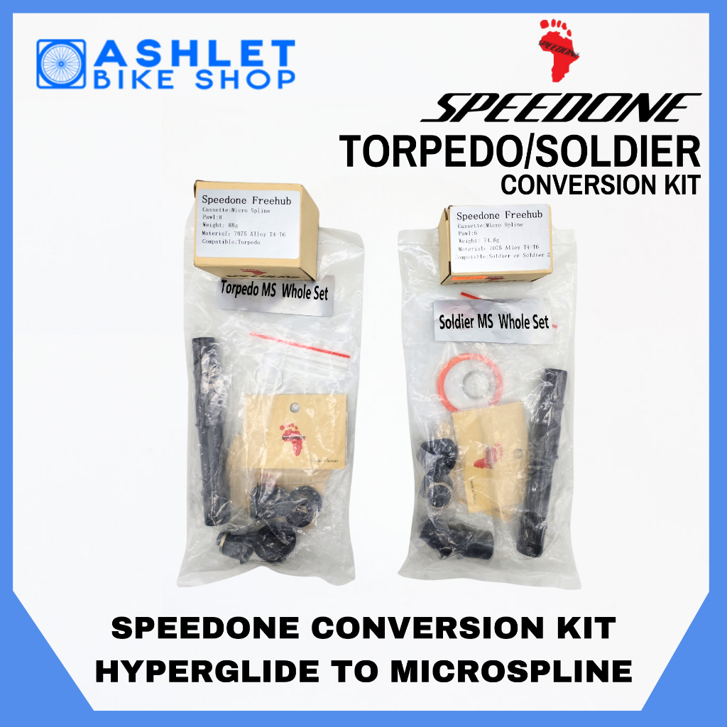 SPEEDONE Conversion Kit for Torpedo / Soldier HyperGlide to MicroSpline ...