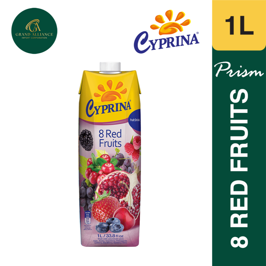Cyprina 8 Red Fruits Drink Prism 1 Liter | Shopee Philippines