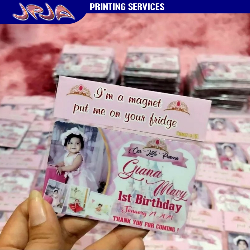 SET of 10pcs(P12each) Personalized Ref Magnet Souvenirs Baptism ...