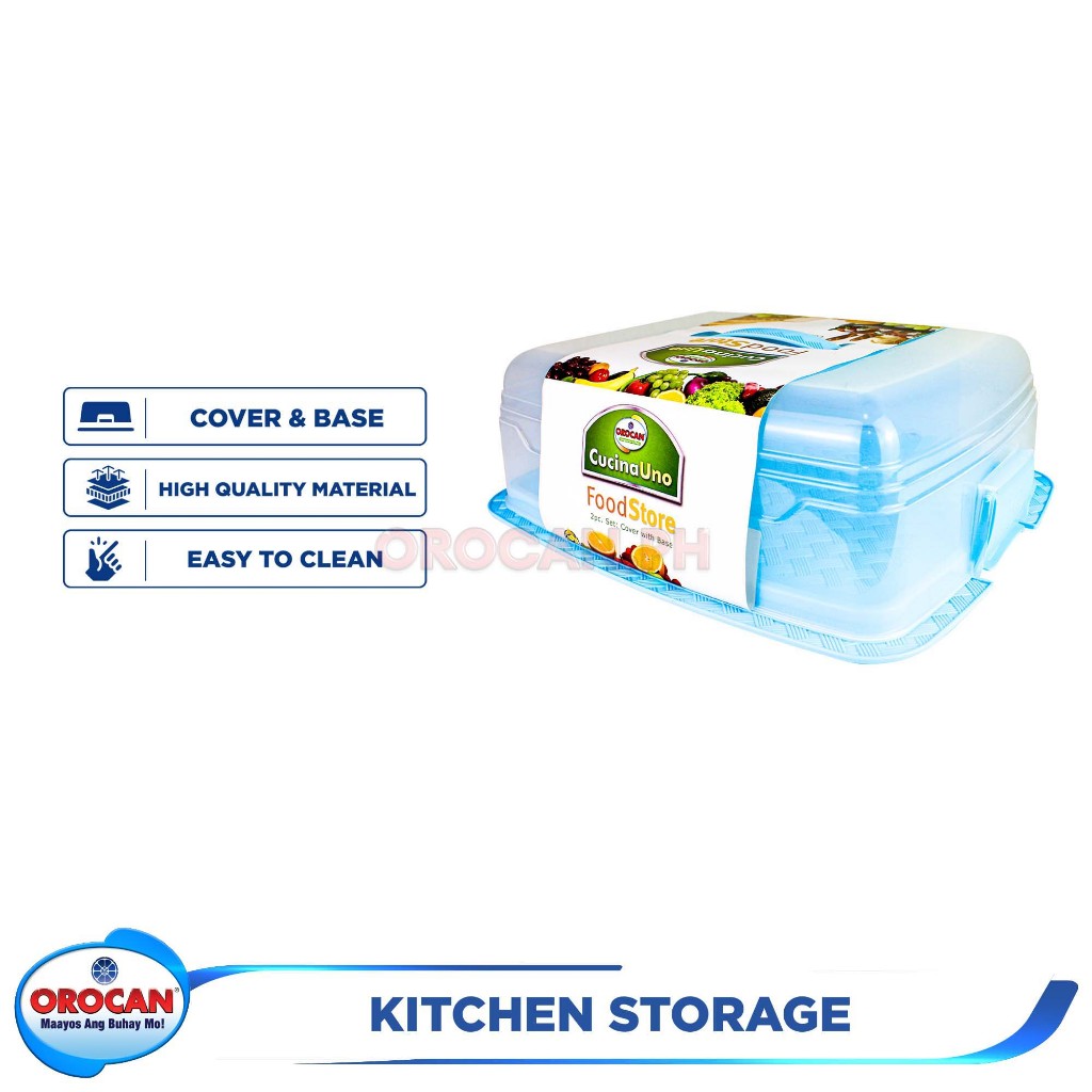 Orocan Cusina Uno Food Storage / Food Store (Blue or White) | Shopee ...