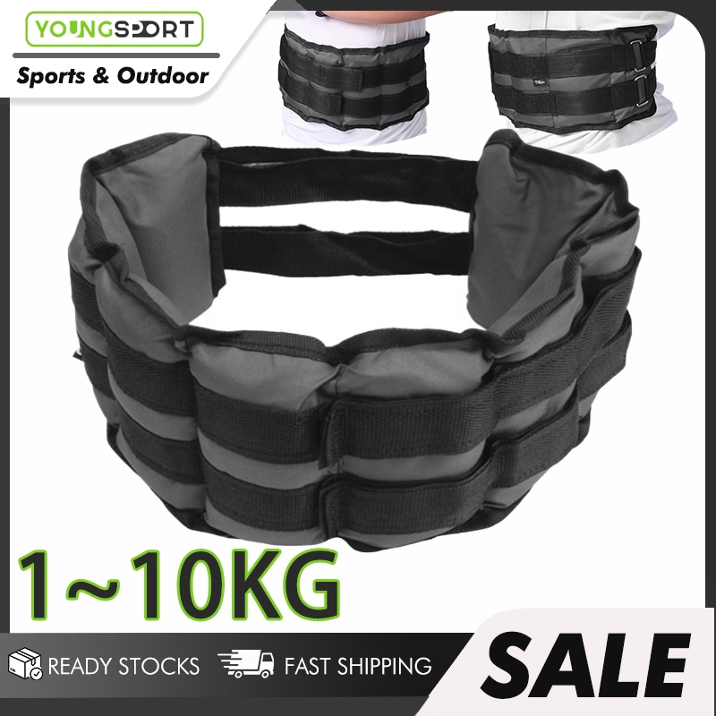 (Single) Waist Weights For Ankle Weight Vest 1~10KG Adjustable Strength ...