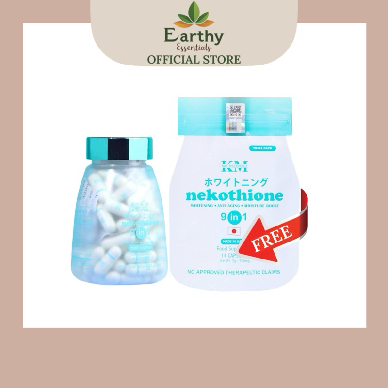Nekothione 9 in 1 Glutathione Whitening Capsules | Shopee Philippines