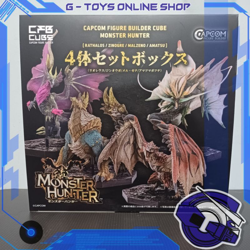 Capcom Figure Builder Cube Monster Hunter (Rathalos/Zinogre/Malzeno/Amatsu) | Shopee Philippines