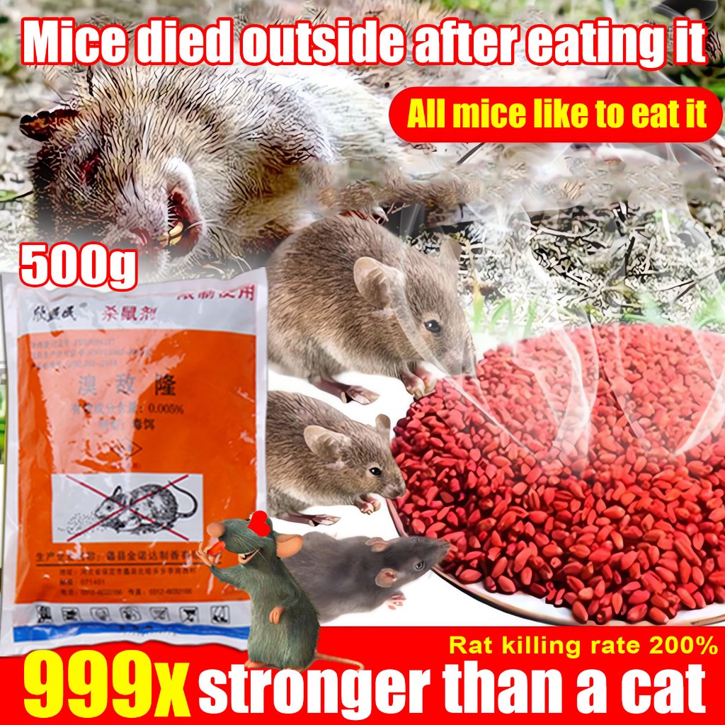 999x Stronger than a cat Rat killer poison for home 500g Harmless to ...