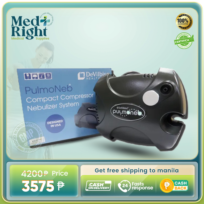 PulmoNeb Devilbiss Compact Compressor Nebulizer System - Complete Set ...