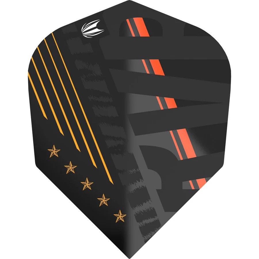 Target Raymond Van Barneveld Black No 6 Dart Flights | Shopee Philippines