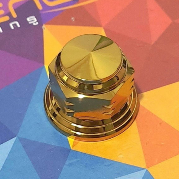 HENG Gold White Rear Nut for NMAX V1-V2, XMAX, AEROX, Click and PCX ...