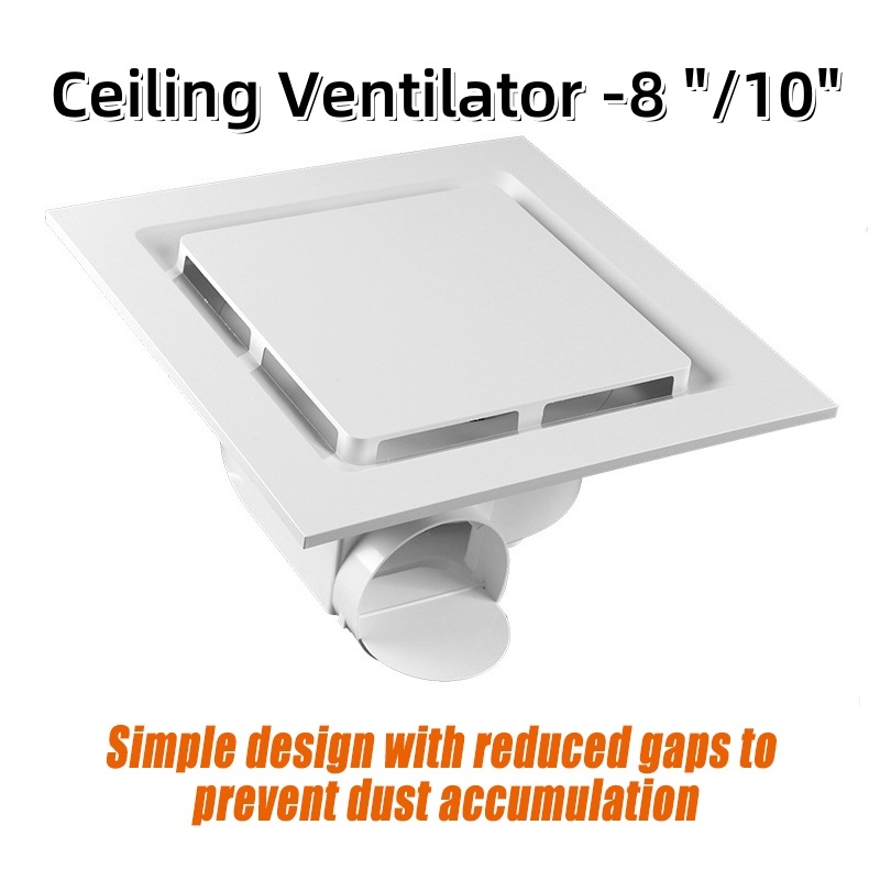 8 ""/10"" Silent Exhaust Ceiling Ventilator Kitchen Bathroom Ceiling ...