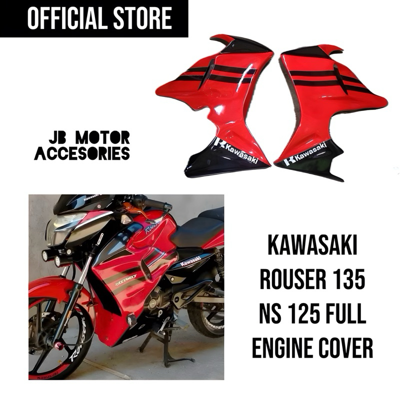 KAWASAKI ROUSER 135 & Ns125 FULL ENGINE COVER ROUSER 180/220 ALSO ...
