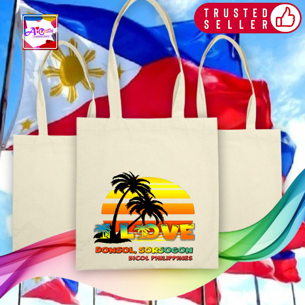 I LOVE DONSOL, SORSOGON BICOL PHILIPPINES TOTE BAG DESIGN BEST FOR ...