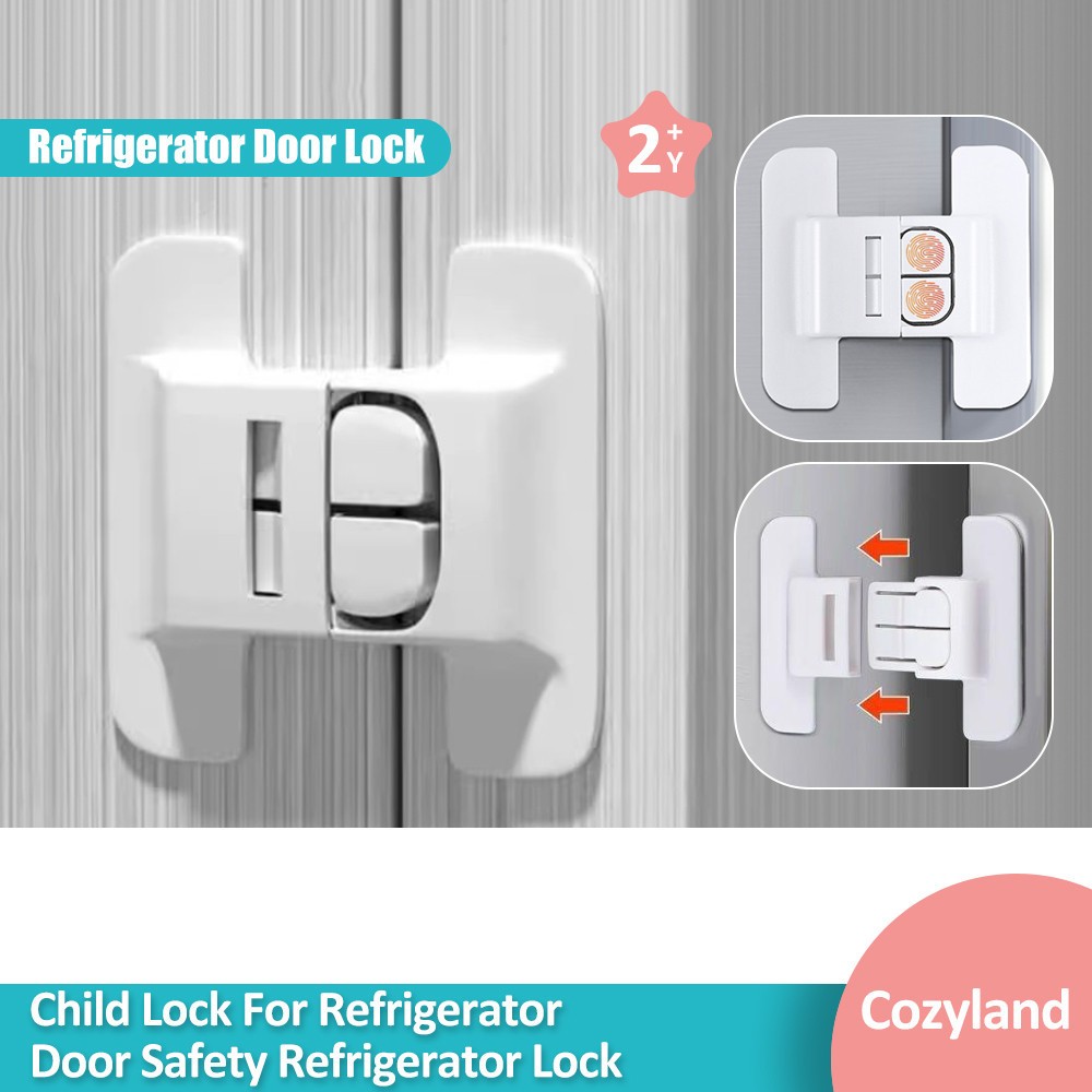 Refrigerator Door Lock Child Safety Refrigerator Lock Baby Anti-Pinch ...