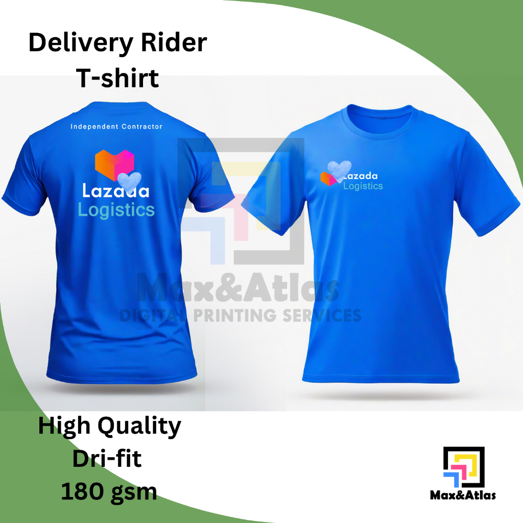 Delivery Rider Uniform Blue Dri-fit LEX | Shopee Philippines