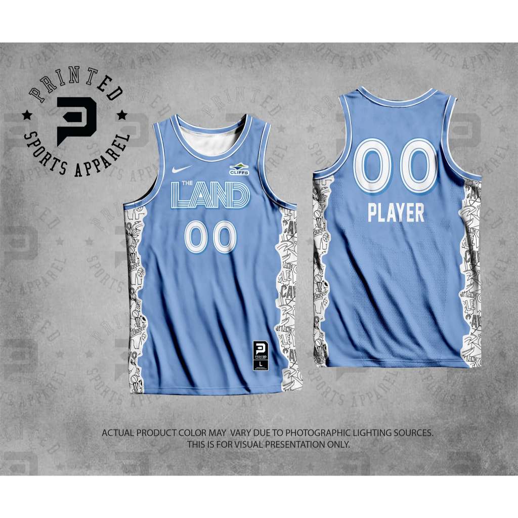 C. CAVALIERS CT. EDTN. 2024-2025 BLUE REG CUT FULL SUBLIMATED JERSEY ...